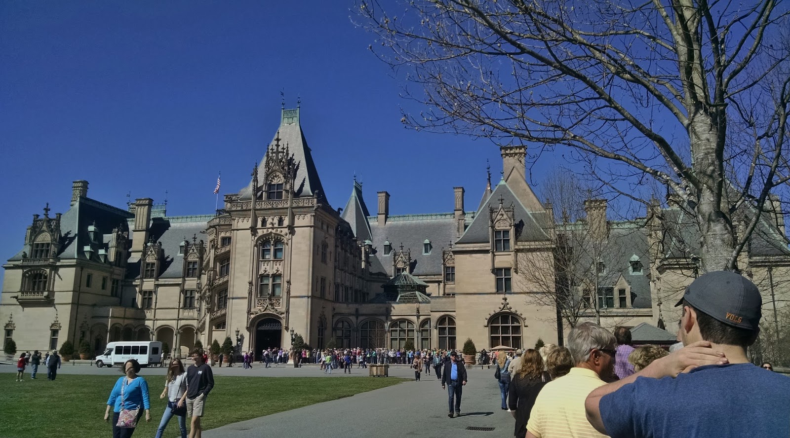 A Beautiful Spring Day at Biltmore House and Gardens and Conservatory