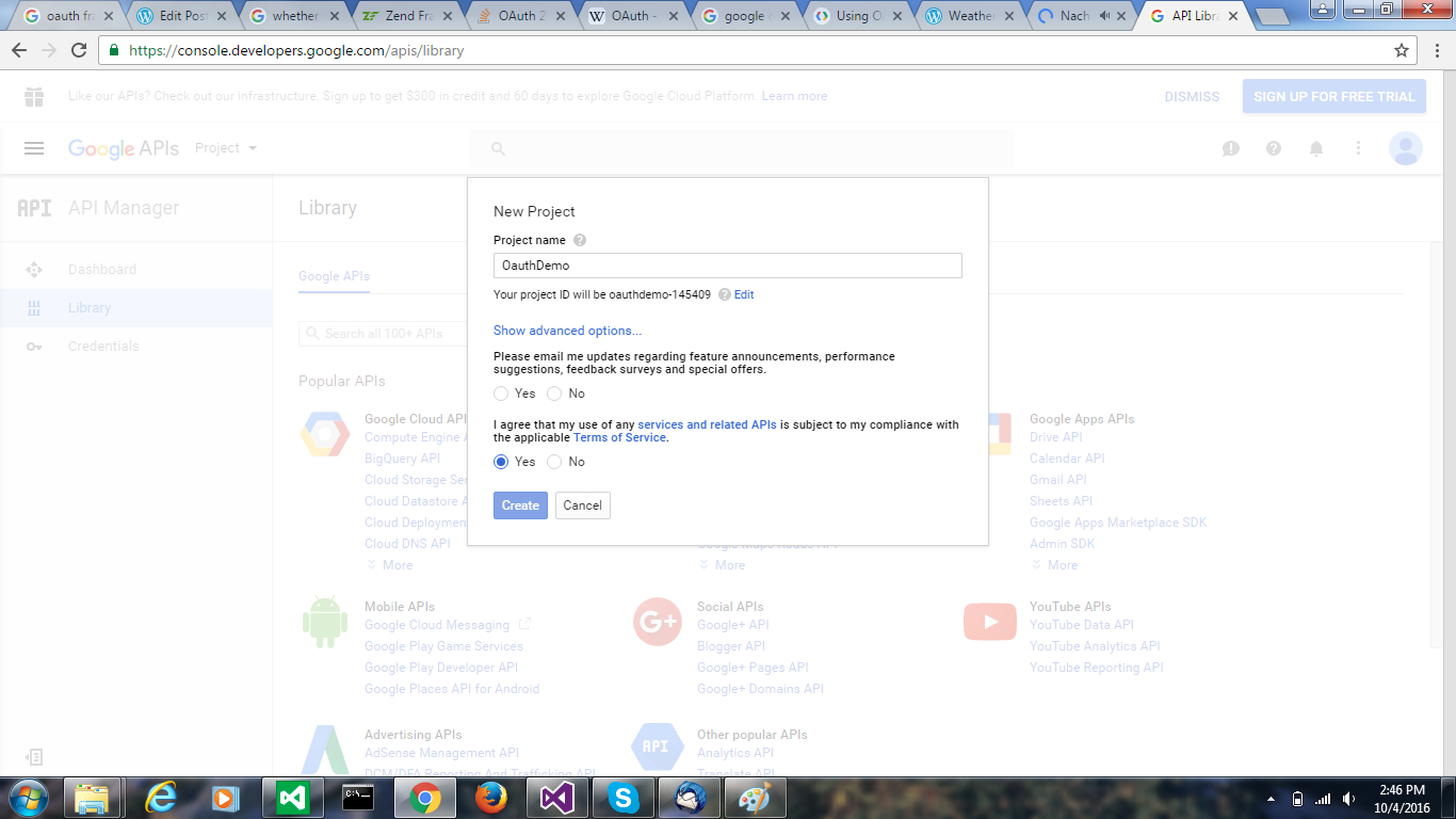 Implementing Oauth2.0 authorization for Google in asp.net Implementing Oauth2.0 authorization for Google in asp.net