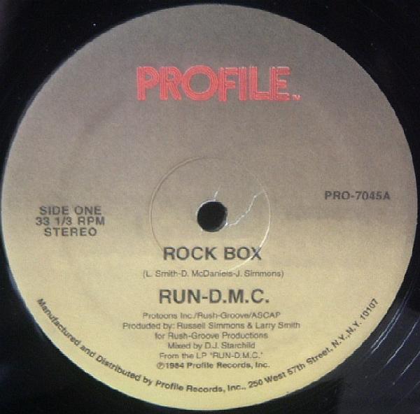 B&E Worldwide: (Re-Up) Run-DMC - Rock Box (VLS) 1984