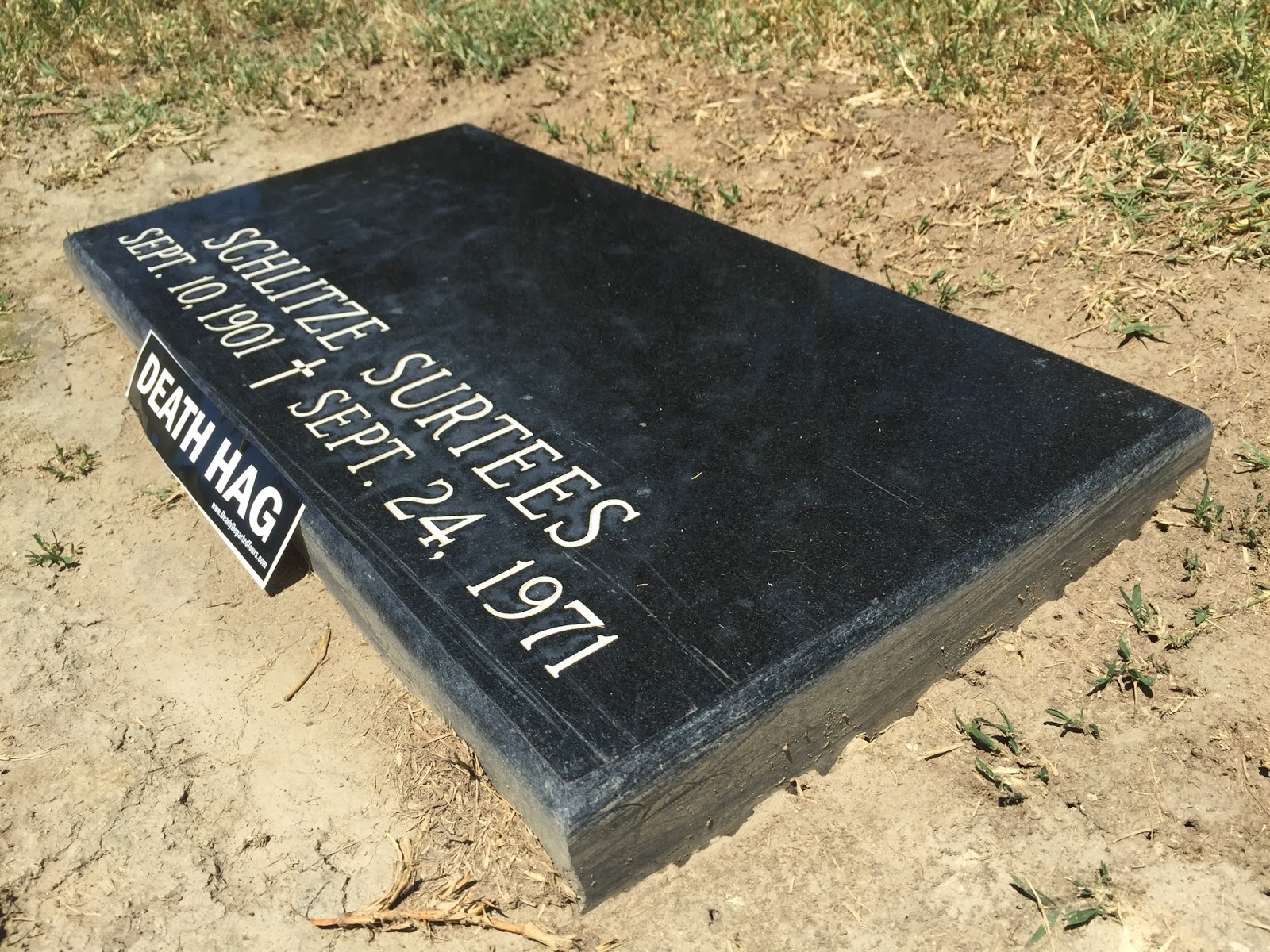 Dearly Departed Tours Hollywood: Death Hag Sticker of the Day GOOBLE ...