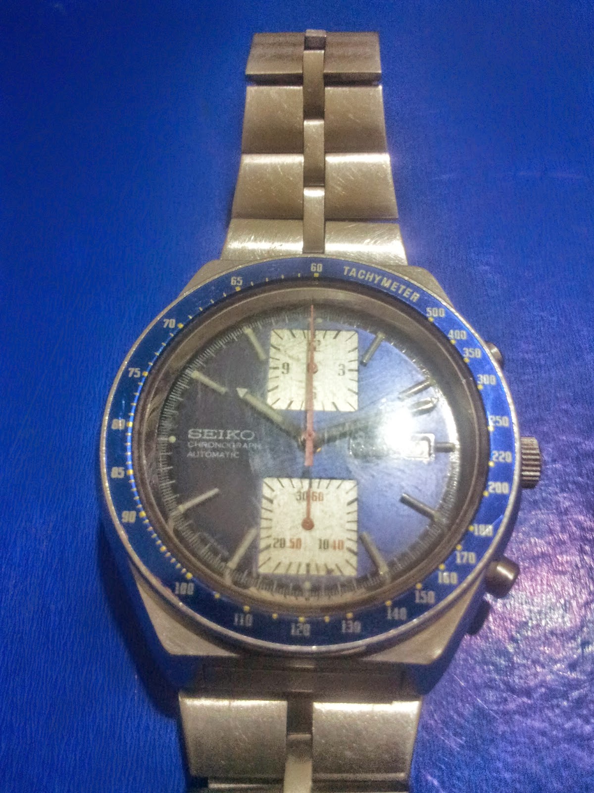 silvium antiques: Vintage Seiko chronograph,Automatic