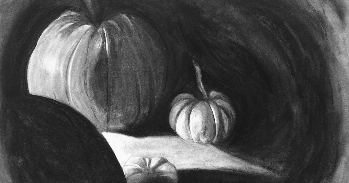 Art by Ray Bricker: Pumpkin Shadow Project