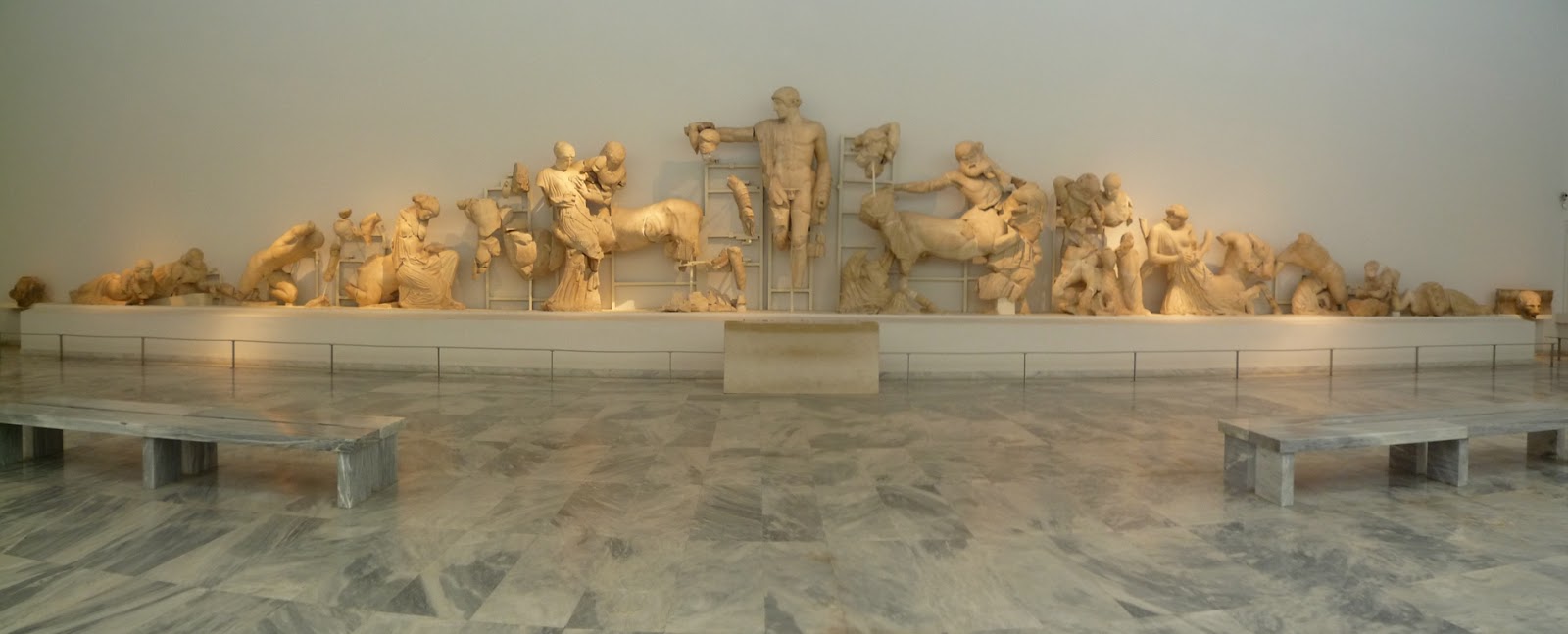 Το δυτικό αέτωμα του Ναού του Διός στην Αρχαία Ολυμπία