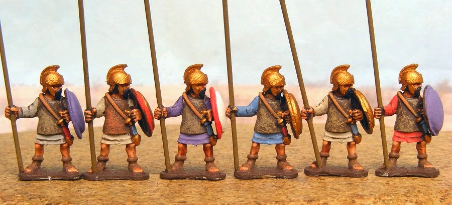 Miniature Soldiers: Macedonian phalangites in light armour
