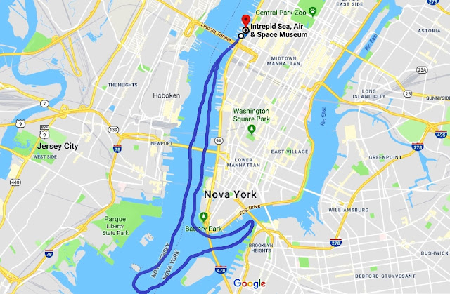 PRESTES A PARTIR: New York - Percurso 2 - Cruzeiro no rio Hudson