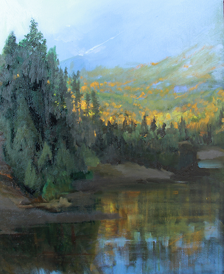 Susan Fowler Fine Art: Colorado Landscape Oil Painting "Rocky Mountain ...