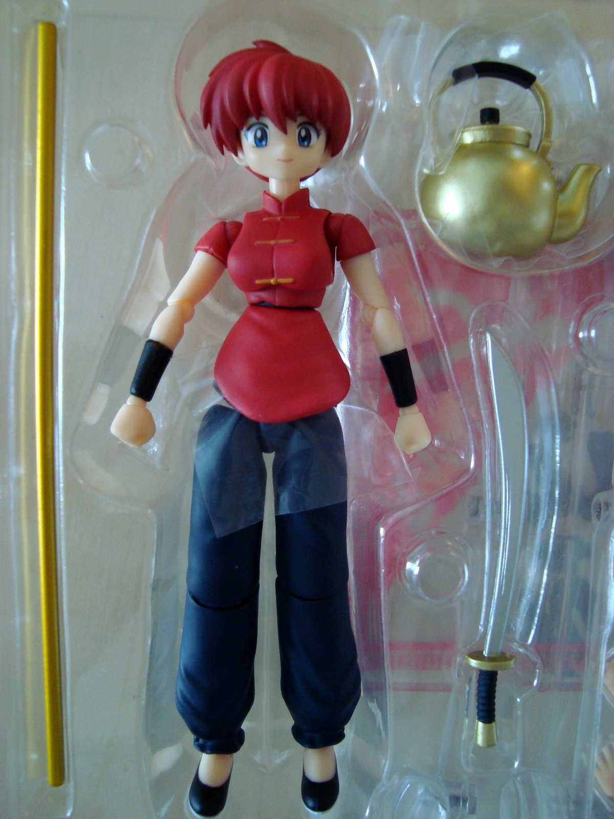 SUPER SHOGUN: RANMA 1/2 FIGUARTS RANMA SAOTOME GIRL VERSION - BANDAI