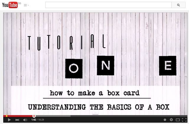 Braysel's Diary: DIY Crafts | How to make a box card: #Tutorial 01