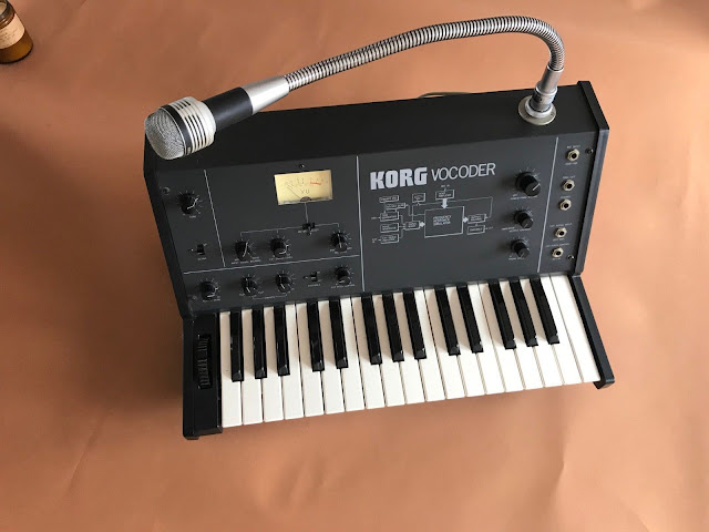 MATRIXSYNTH: Korg VC-10 Vintage Analog Vocoder Synth w/ Original Mic SN ...