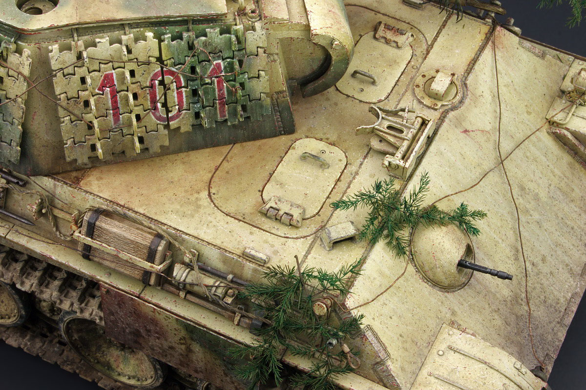 Diego Quijano Scaleworks: The "Ambushing Panther" work: Dragon 1/35.