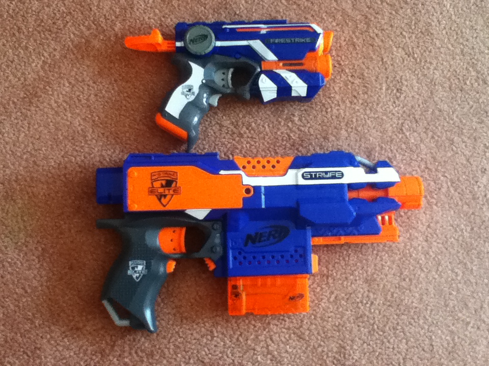 Outback Nerf: Nerf Elite Stryfe Review (75ft orange trigger)