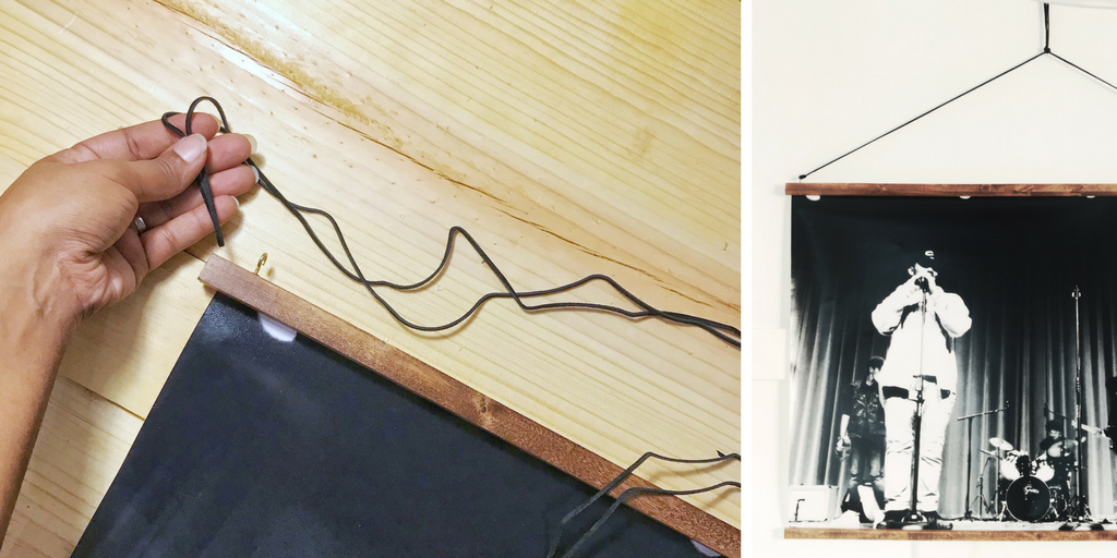 DIY Wall Art: Large Poster with Poster Hanger - Made by Carli