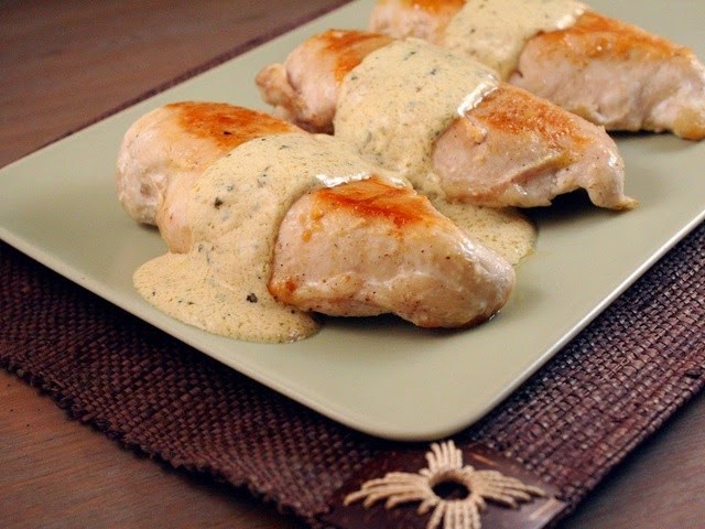Aiguillettes De Poulet Sauce Crémeuse Au Chorizo