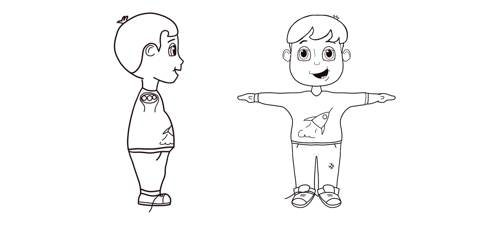 Ian Garling Animation: @Alan- Minor Project - Character Corrected Front ...