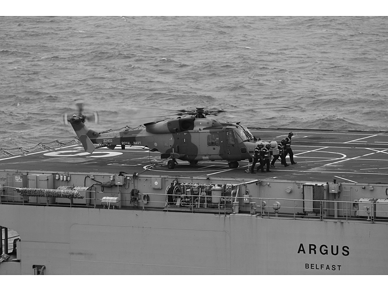 Naval Open Source INTelligence: Wildcat helicopter makes first sea landing