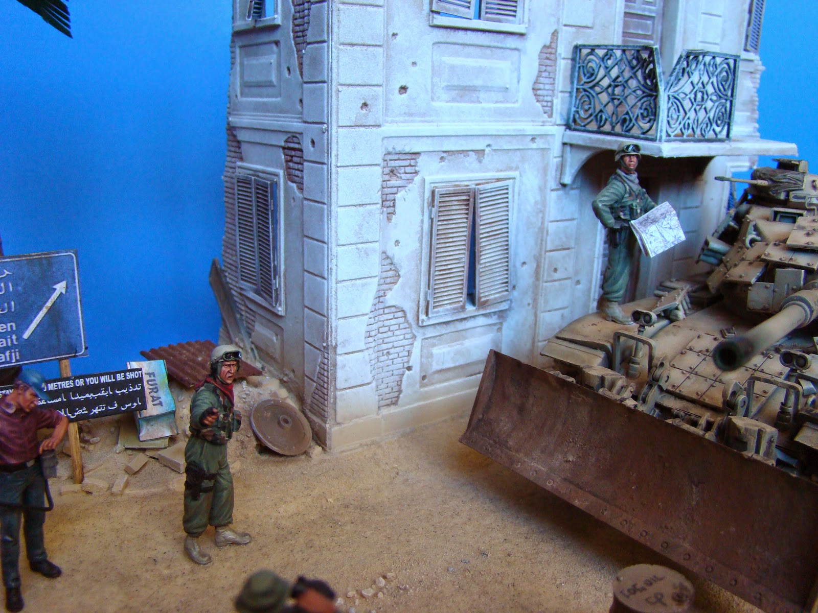 MY mini WORLD: 18. DIORAMA WITH A U.S. ARMY Μ60Α1-M9 / OPERATION IRAQ ...