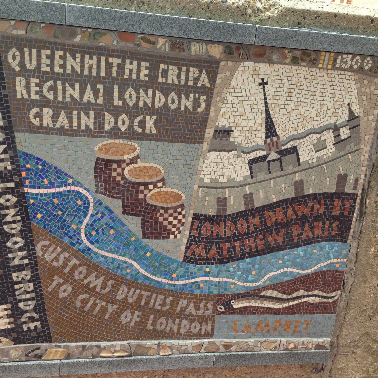Miss B Takes A Walk: Queenhithe Mosaic - a stunning new installation in ...