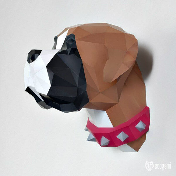 Clever Low Poly Paper Sculpture Models for You to Make