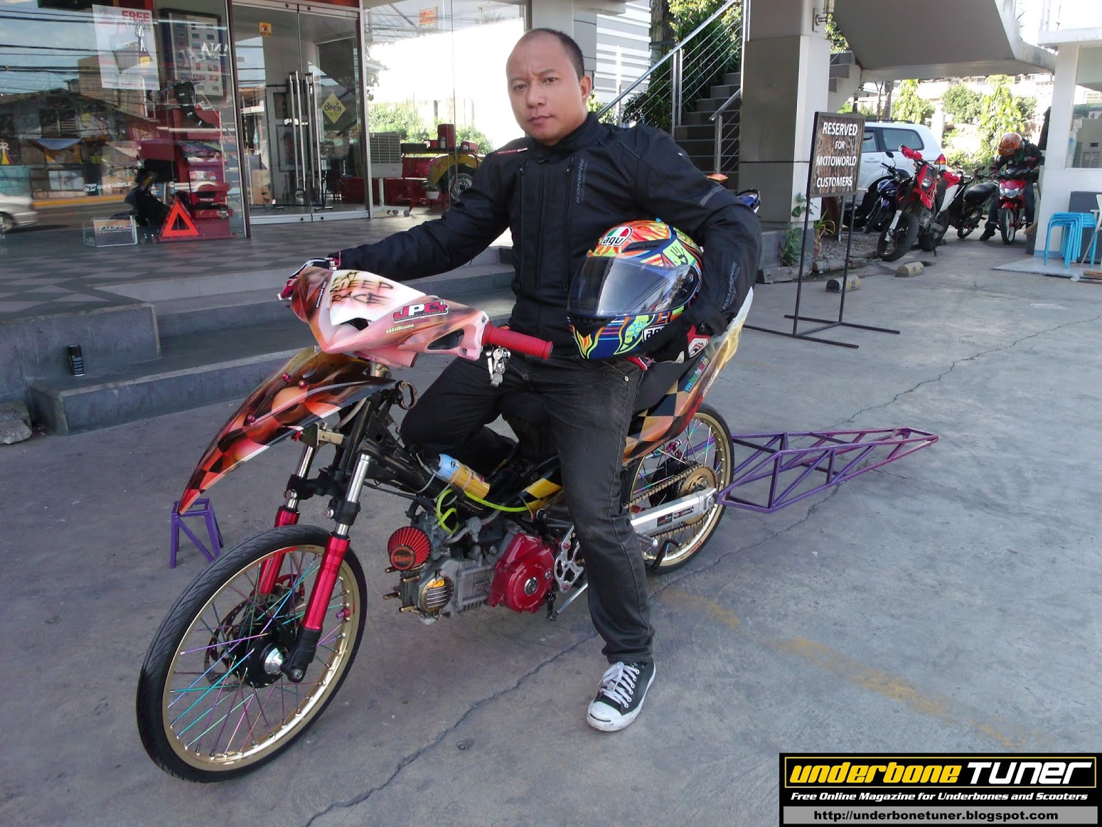 underbone tuner: Thai Style Yamaha Vega Force Dragster
