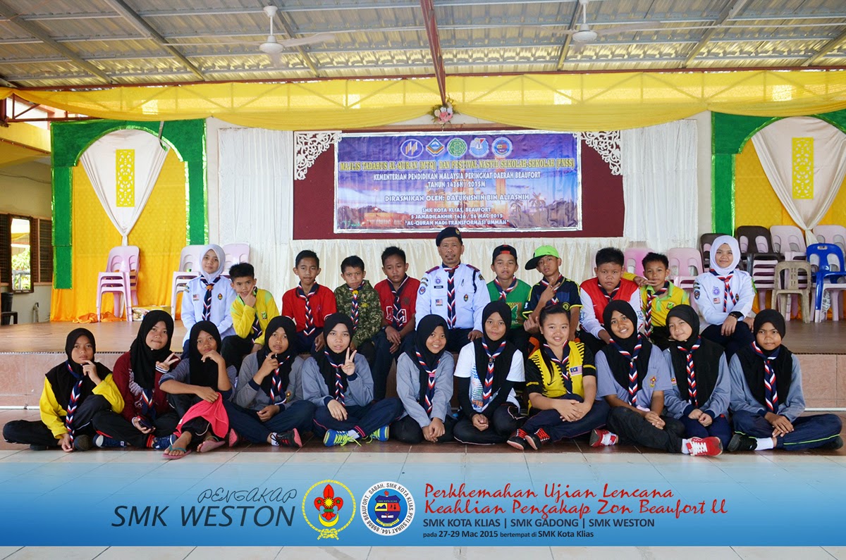 SMK Kota Klias, Beaufort, Sabah: Perkhemahan Ujian Lencana Keahlian ...