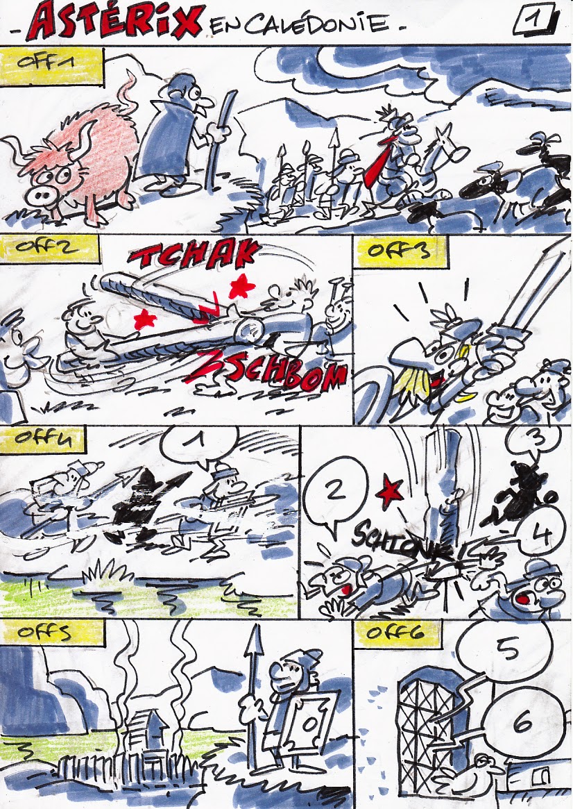 Mis comics y mas: ASTÉRIX EN CALEDONIA, "el álbum de Astérix que nunca ...