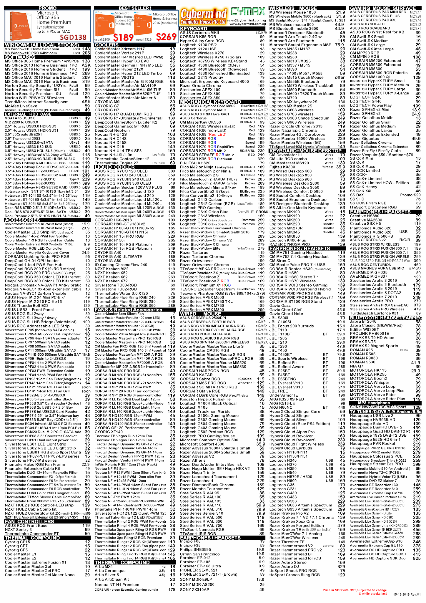SG PC Fair - Brochures, Flyers and Price List page: Cybermind Computer ...