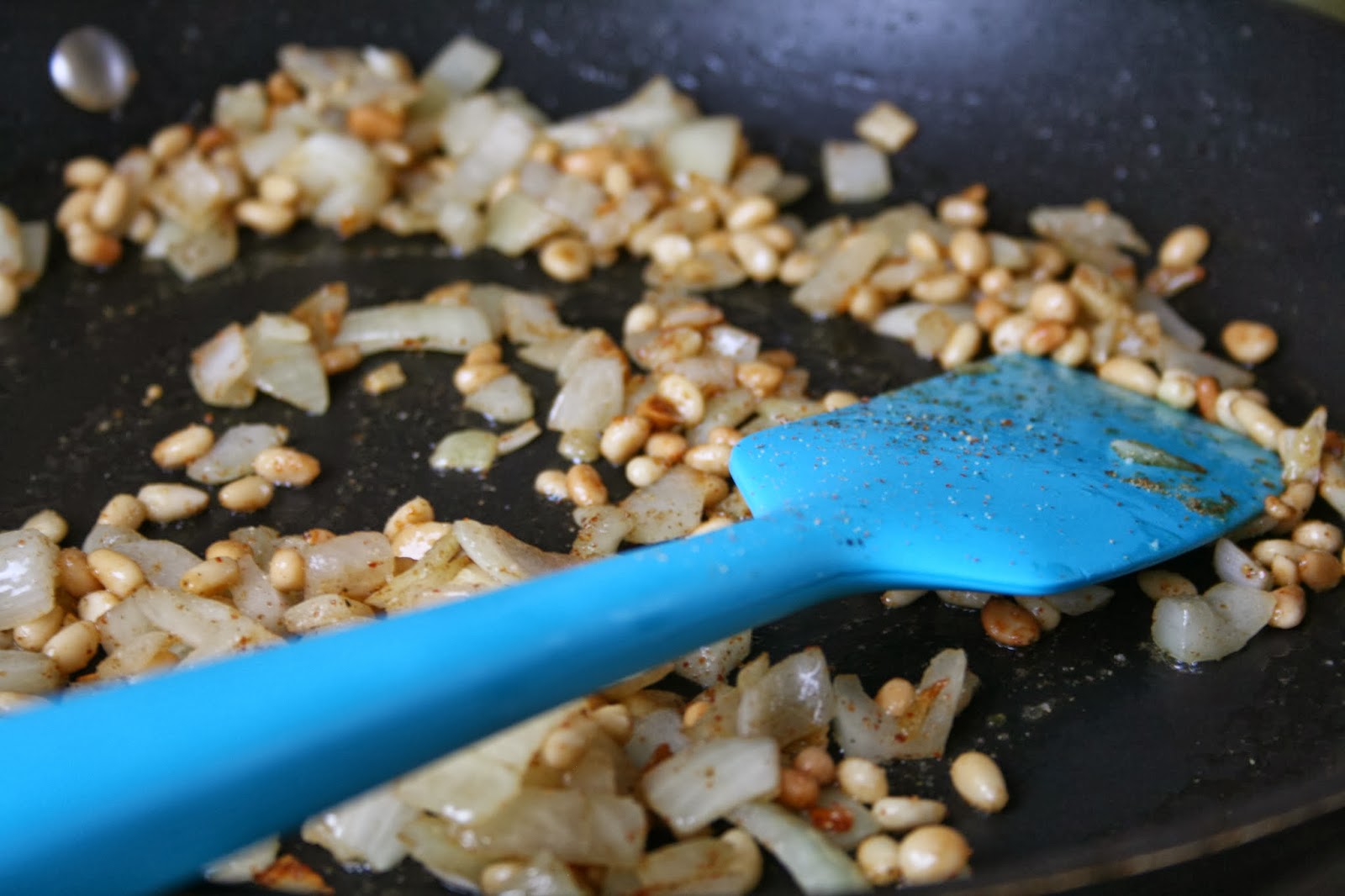 Spiced Lentils with Yoghurt and Spinach