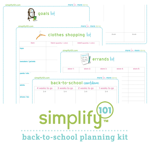 IHeart Organizing: Ended: HUGE Back-To-School Printable Organizing Bundle!