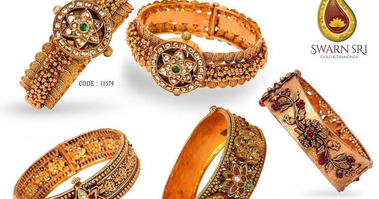 Antique Bangles from Swarn Sri - Jewellery Designs