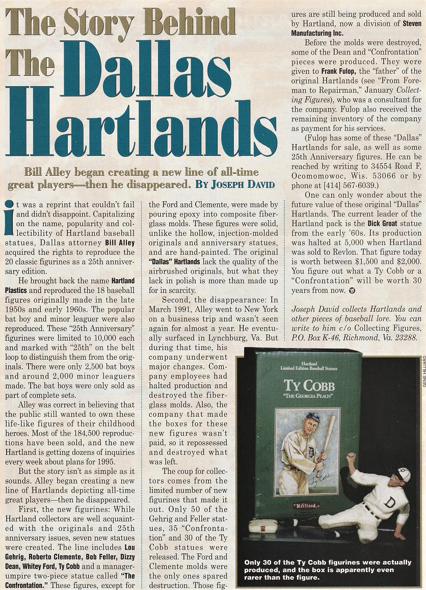 kennerstartinglineup: Collecting Figures Magazine Hartland Bobblehead etc.