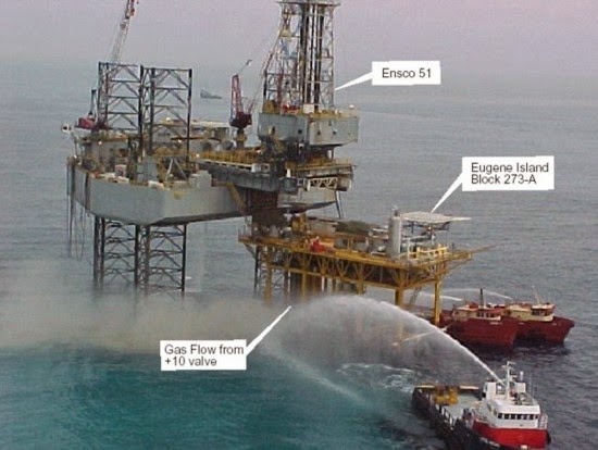 Ensco 51: piattaforma Forest Oil scoppiata in Louisiana - No all'Italia ...