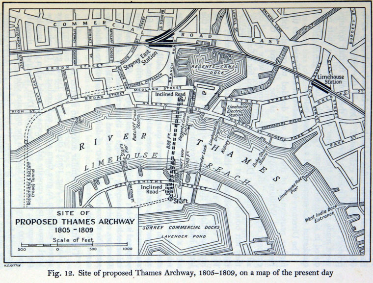 A Rotherhithe Blog: Before the Thames Tunnel: The Thames Archway