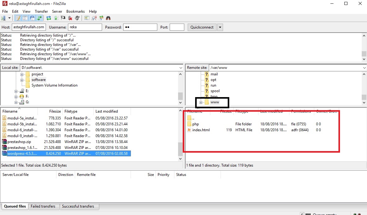 Install CMS Wordpress Di Linux Debian 6 Server | NETWORKING & COMPUTERS
