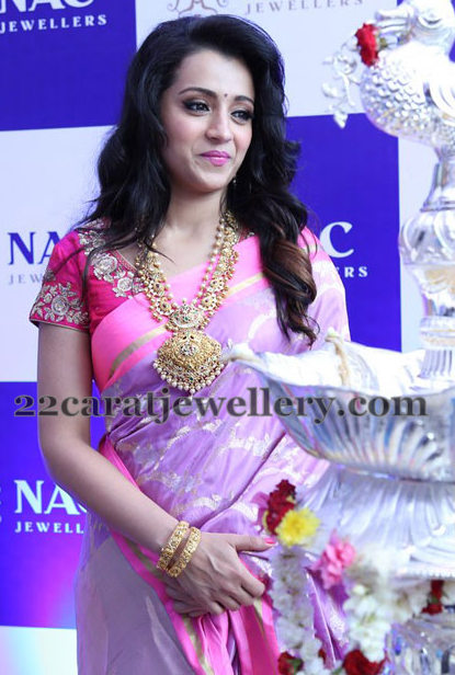 Trisha Paisley Design South Pearls Set - Jewellery Designs