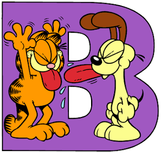 Divertido Abecedario de Garfield. Garfield Abc. - Oh my Alfabetos!