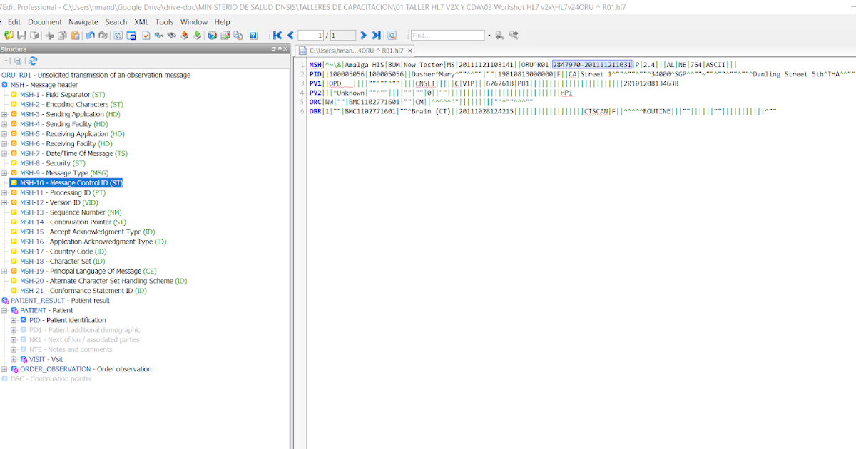 ¿Cómo mapear un mensaje HL7 V2.X a FHIR?