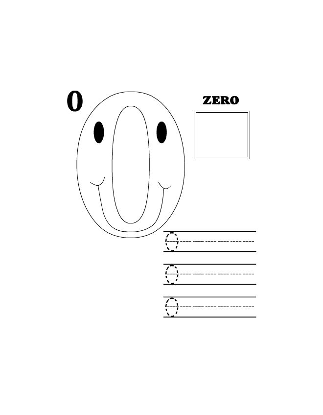 Profª Marcela - atividades: Número Zero