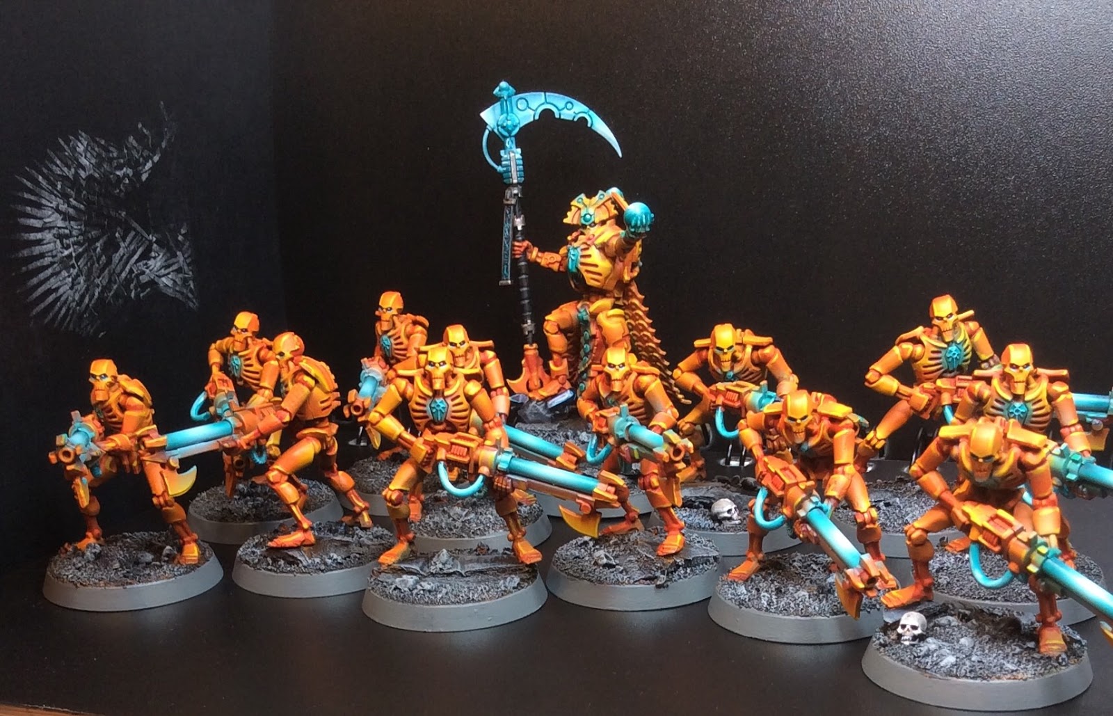 Tabletop Apocalypse: A Long Weekend - Part 2, Orange Necrons Abound