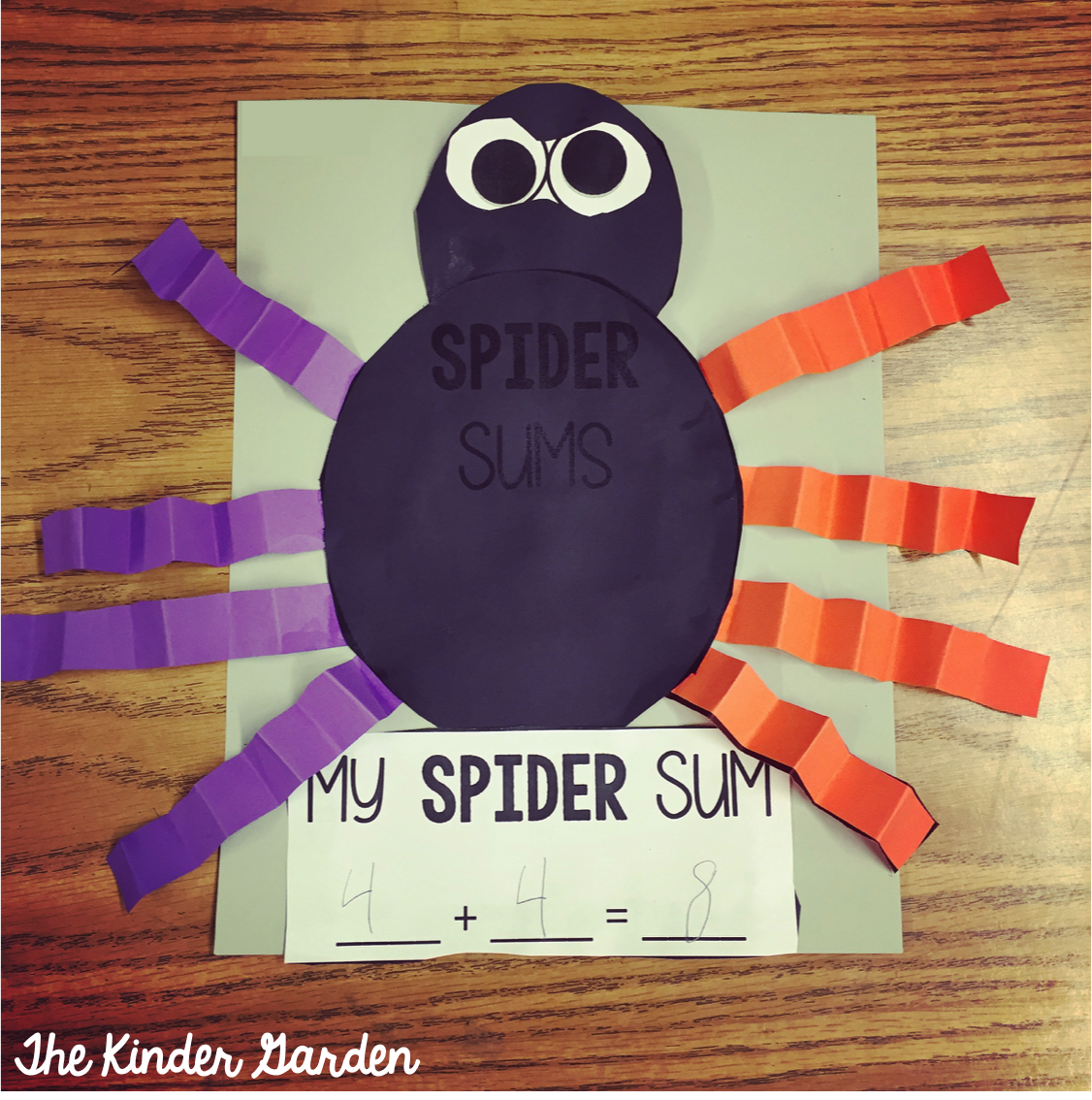 The Kinder Garden: Spider Study!