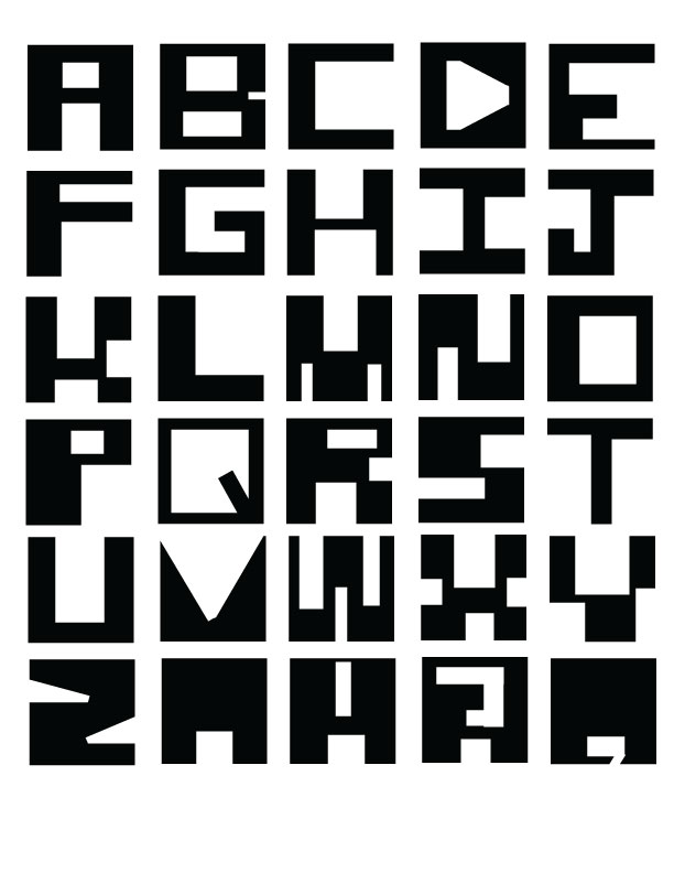 2D design!: Making Fonts