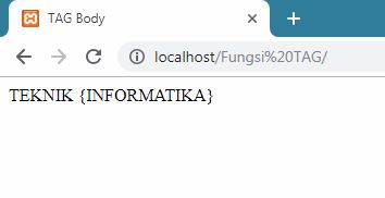 Contoh Penggunaan TAG dalam HTML
