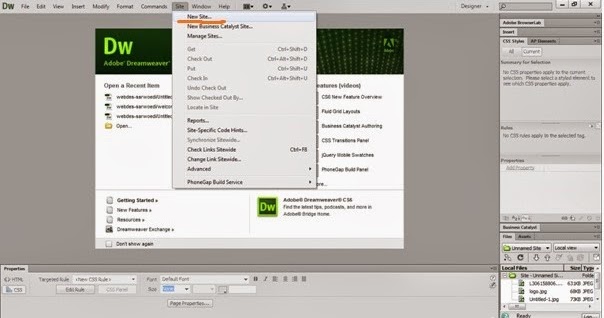 Berbagi Ilmu Keren Cara Mudah Membuat Website Dengan Menggunakan Dreamweaver Cs6 