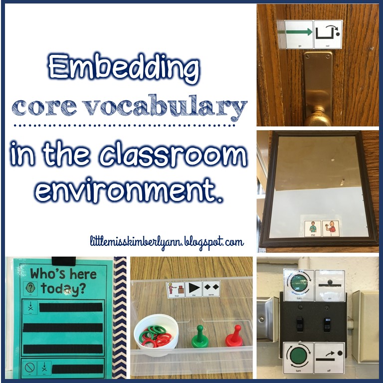 Little Miss Kim's Class: Embedding Core Vocabulary in the Special ...