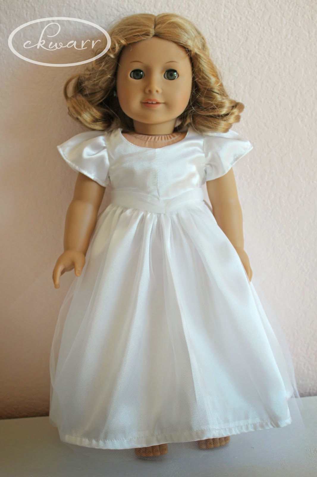 Crafty Endeavors: White Doll Dress