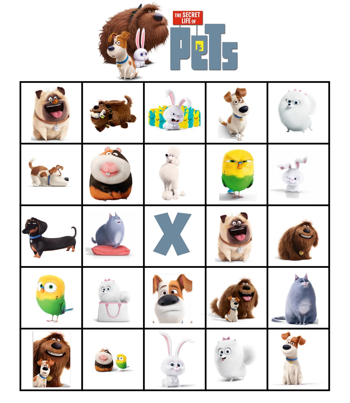 Pet Bingo Printable - Printable Word Searches