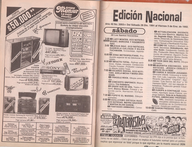 Beta o VHS.: Teleguia Feliz año 1992