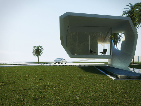 Wave House Concept by Gunes Peksen | Unusual Architecture