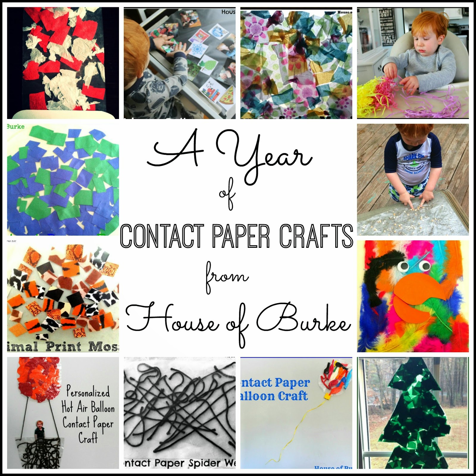 House of Burke: A Year of Contact Paper Crafts