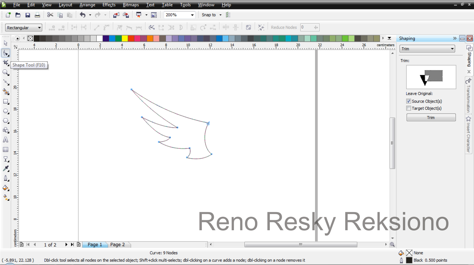 Cara Membuat Logo Sederhana Menggunakan Aplikasi CorelDraw - 3R7 DESIGN ...