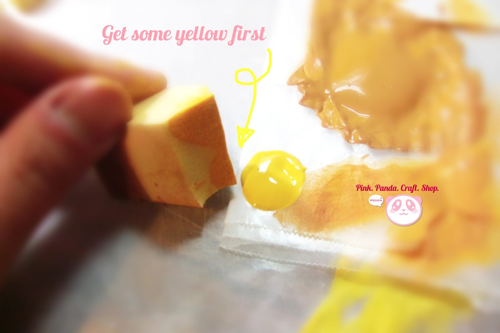 PinkPandaCraftShop: How to make polymer clay croissant~